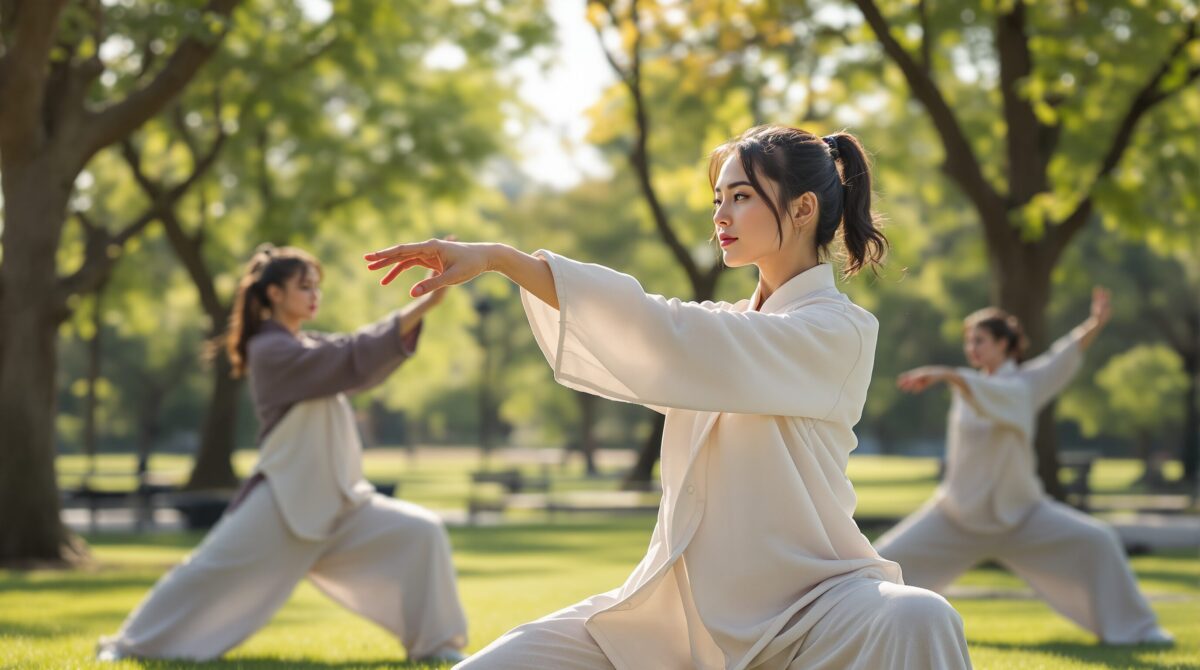 C est quoi le tai chi, bienfaits santé et gym douce au féminin